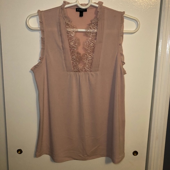 Express | Tops | Blush Pink Sleeveless Express Top | Poshmark